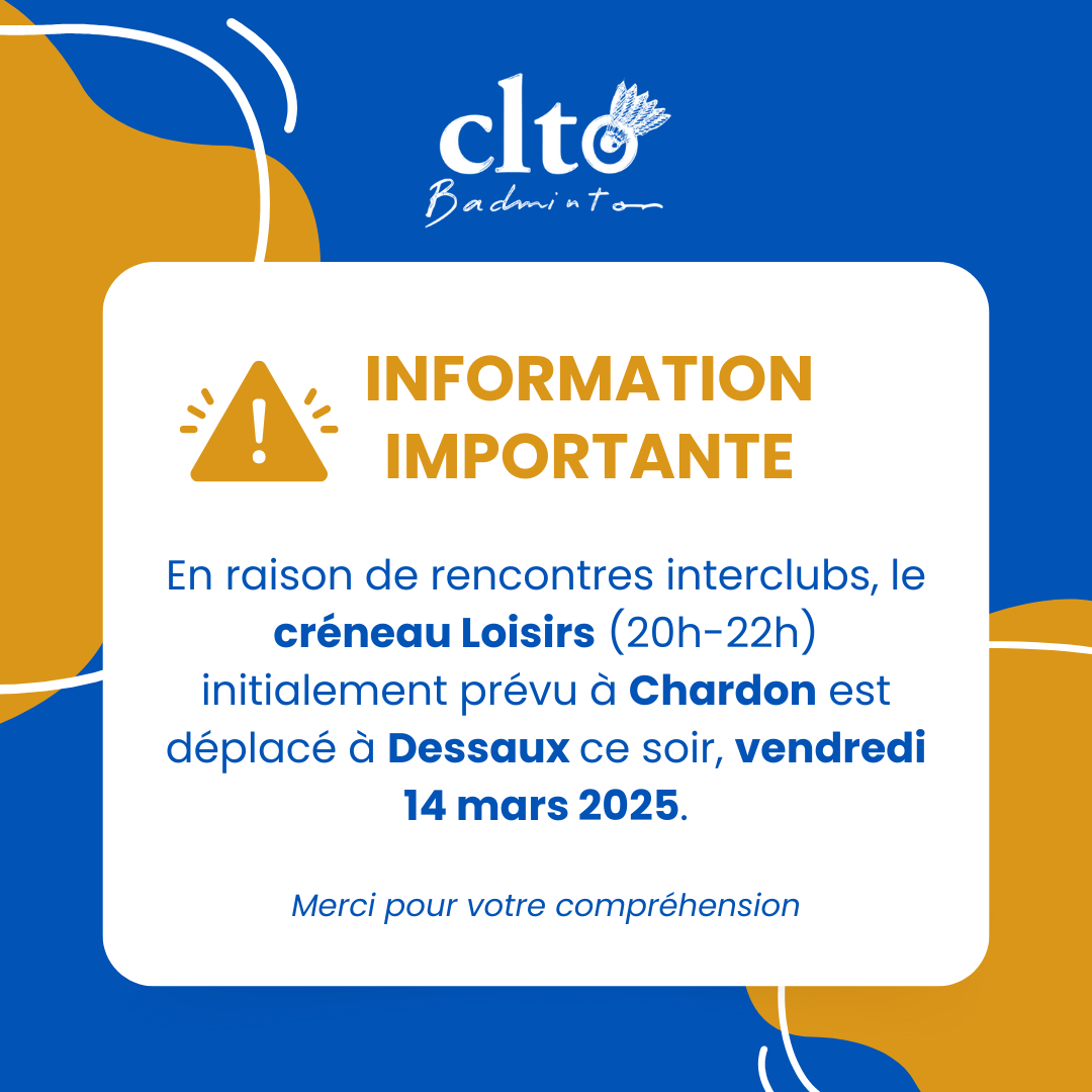 CLTO Badminton Orléans
